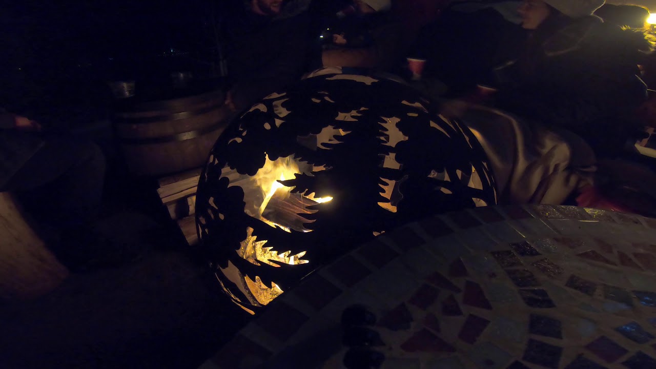 Bled Slovenia New Years eve 2020 fire ambient Holiday market - YouTube