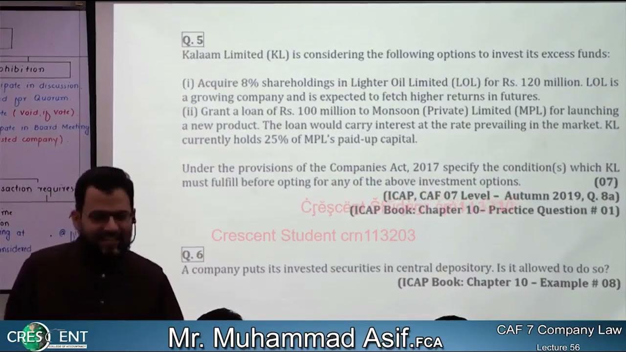 Caf-07 ~ Sir Asif ~ Lecture-56 - YouTube