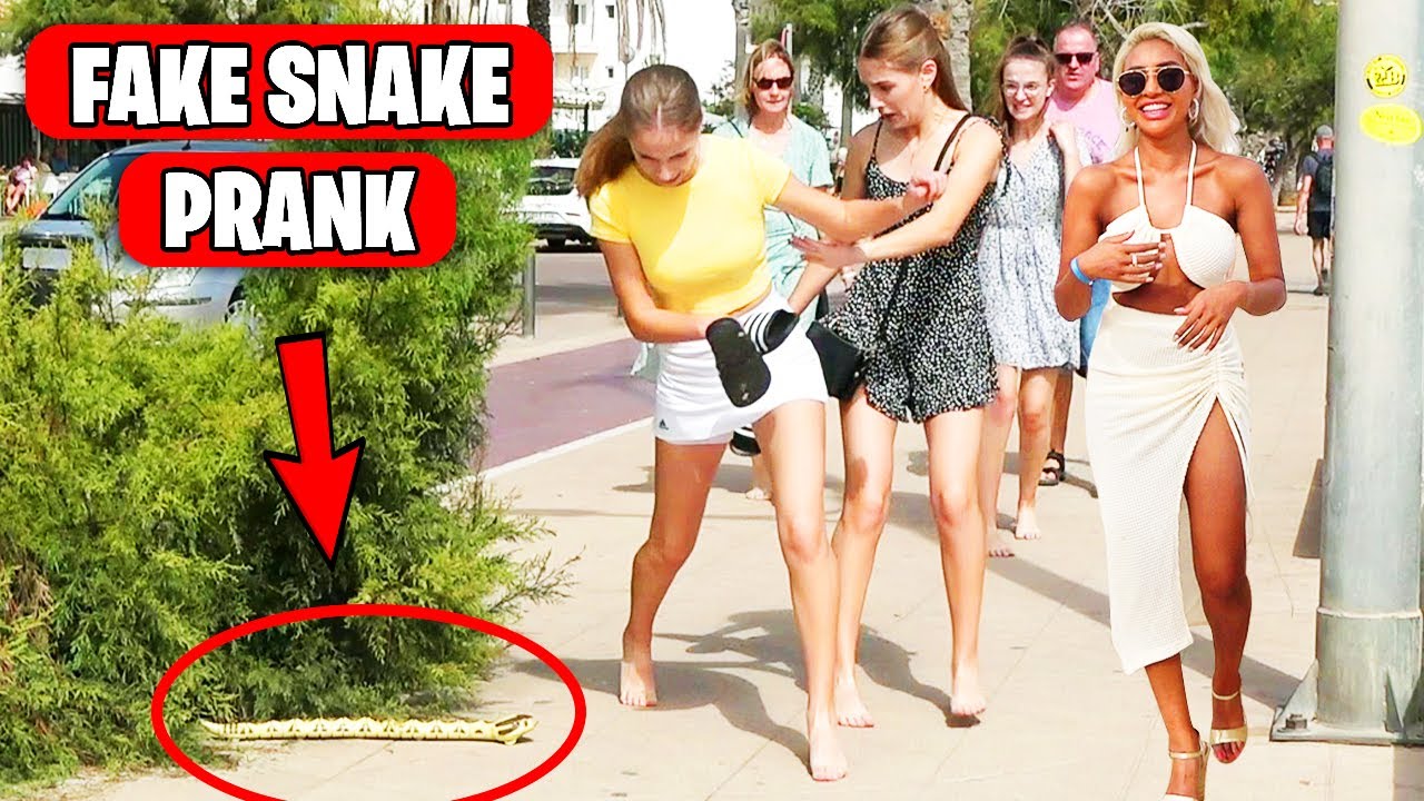 Epic Snake Prank - Funniest Reactions - YouTube