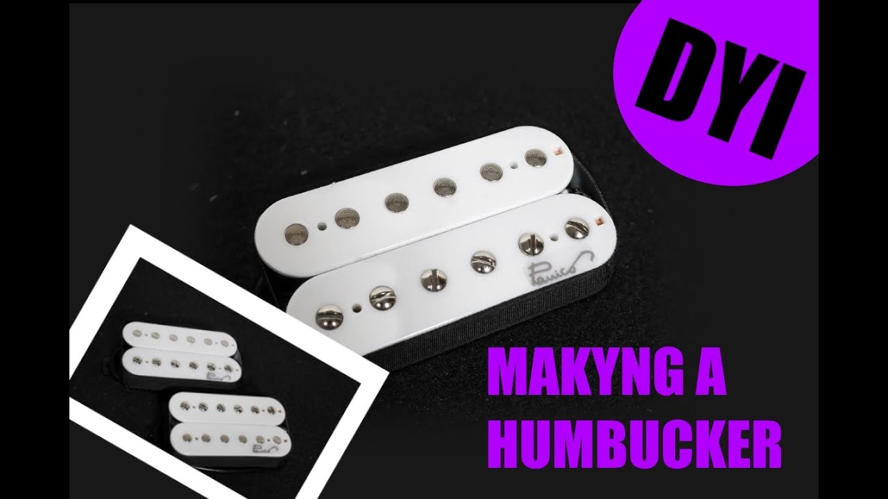 Making A Humbucker Pickup For Electric Guitar - YouTube