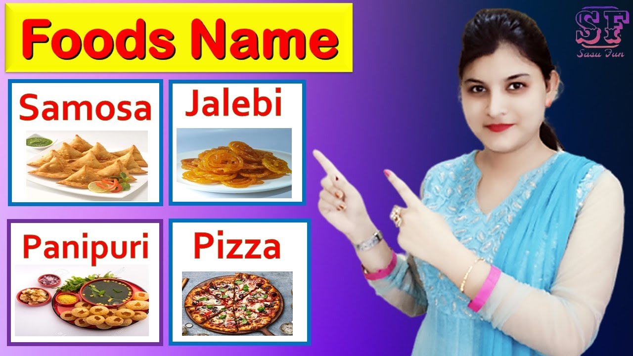 Learn Food Names 🍎🍕 | Fun and Educational Kids Learning Video! - YouTube