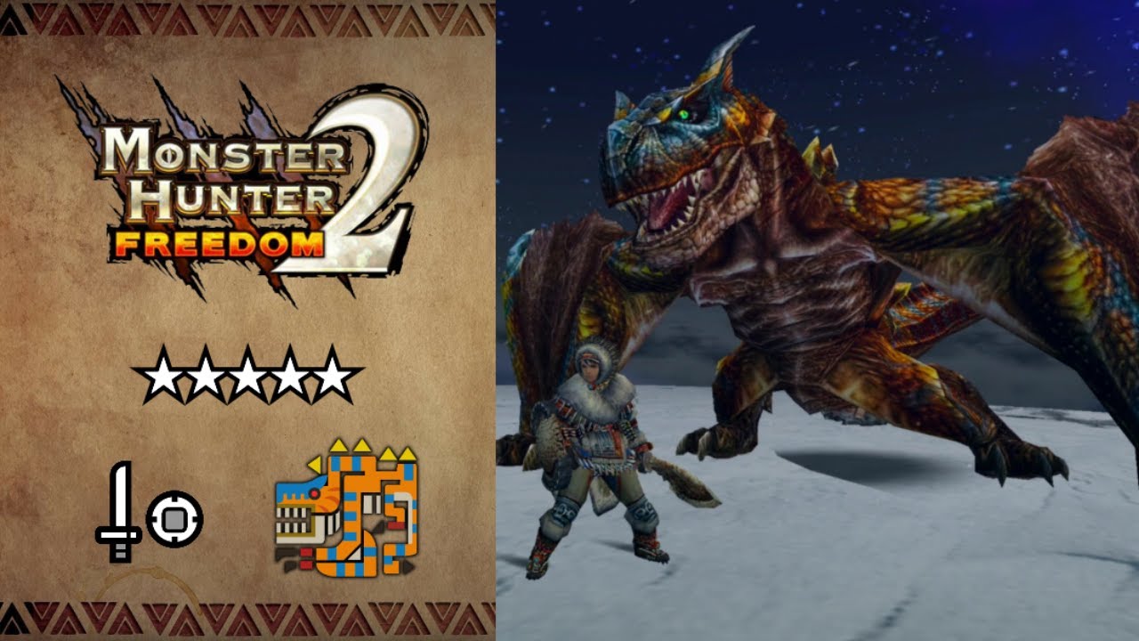 Monster Hunter Freedom 2 | Tigrex vs SnS - YouTube