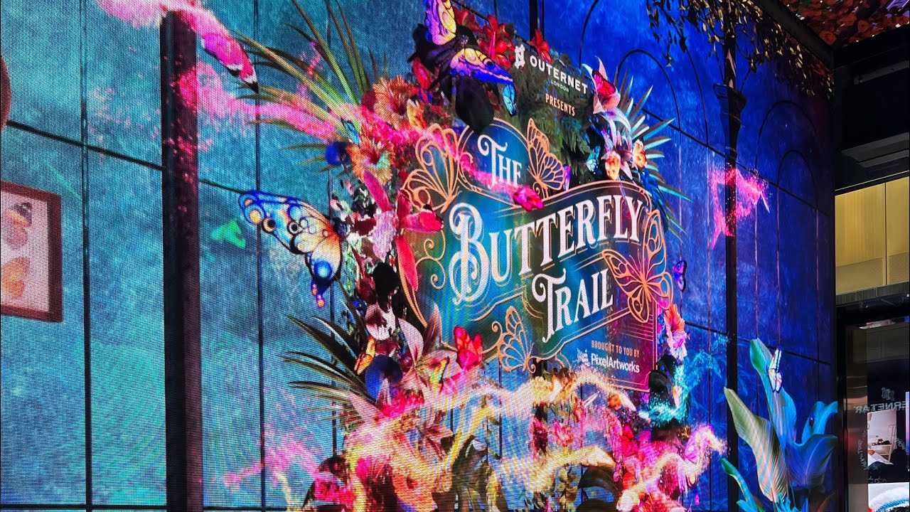 The Now Building London | The Butterfly Trail | The outernet | Free ...