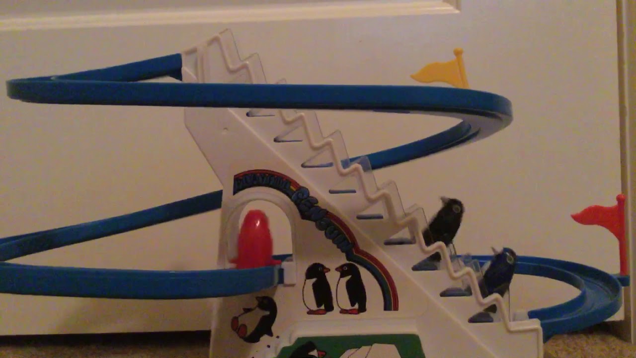 Playful Penguin Race Toy - YouTube