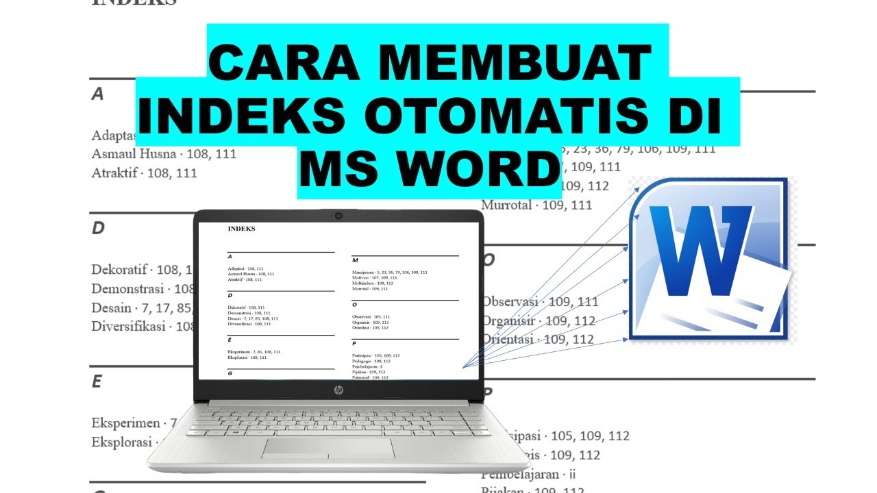 Cara Membuat Indeks Otomatis di Ms Word - YouTube