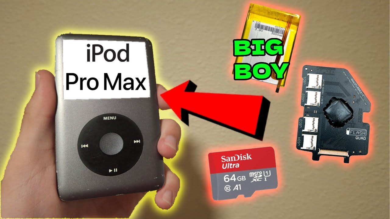 Building the IPOD PRO MAX / Modding an iPod Classic #iPod - YouTube