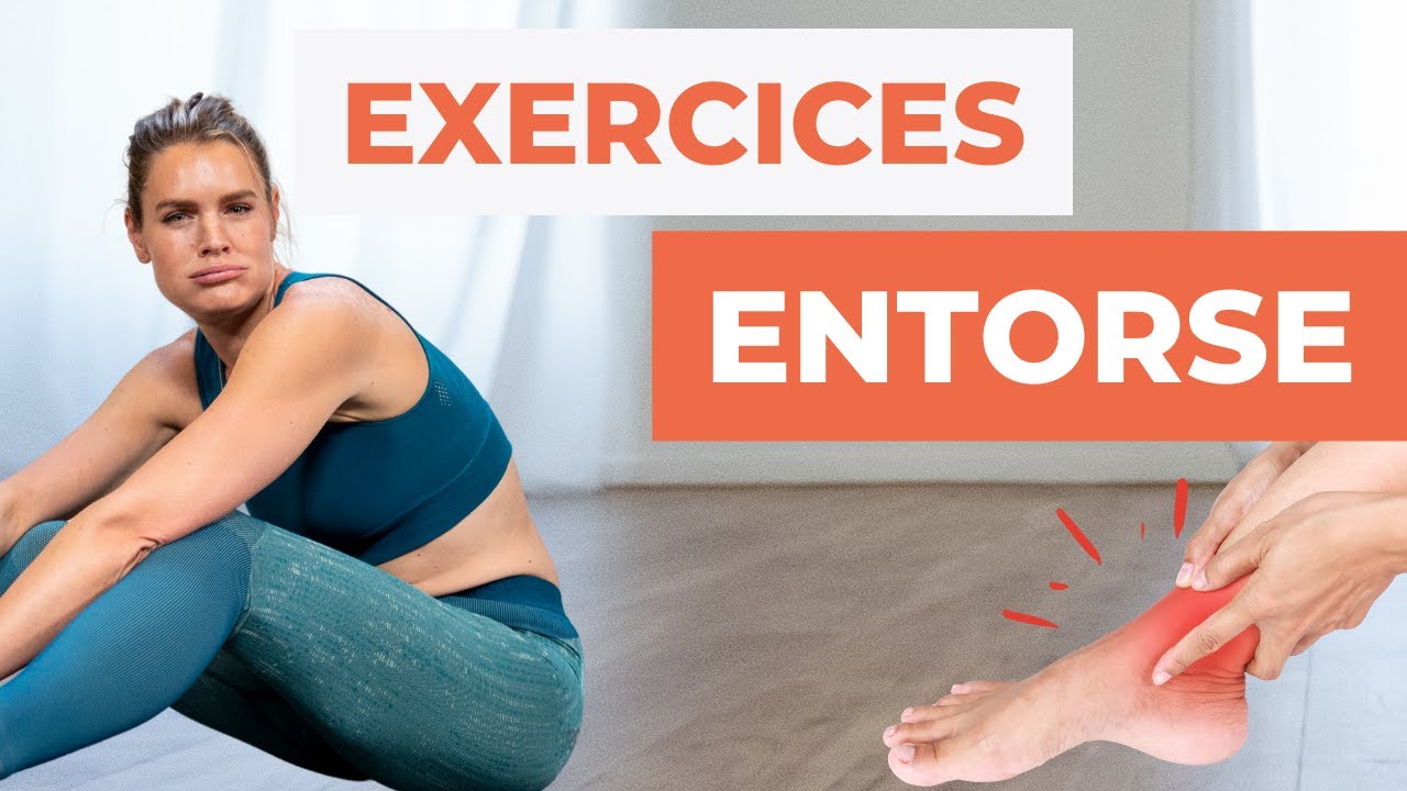 Guérir une entorse de cheville : exercices & solutions - YouTube