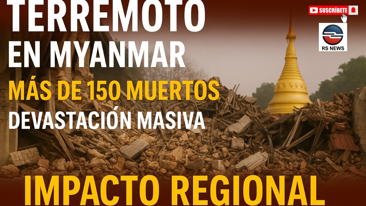 Sismo de 7.7 Devasta Myanmar y Tailandia | Escenas de Caos y Heroísmo - YouTube