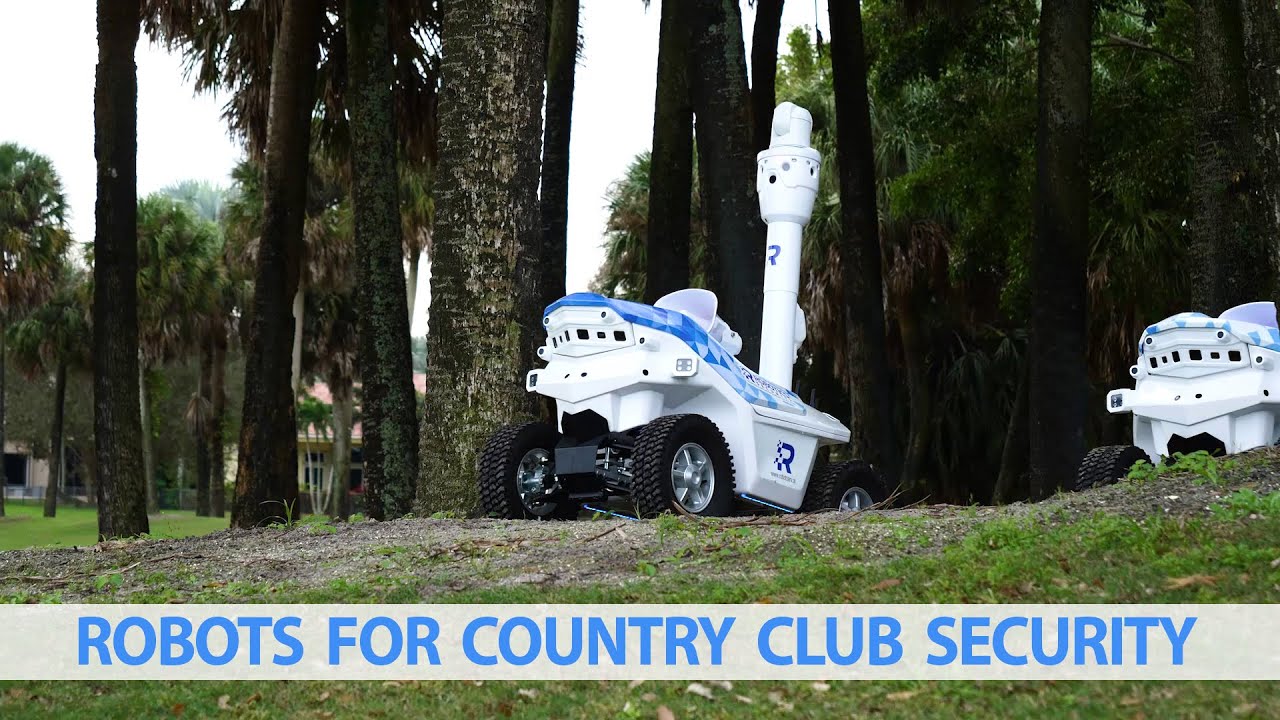 Robots for country club security - YouTube