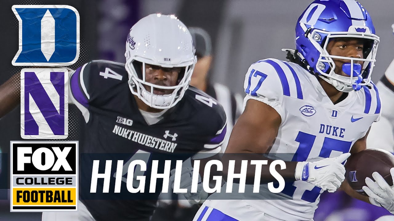 Duke Blue Devils vs. Northwestern Wildcats Highlights | FOX College ...
