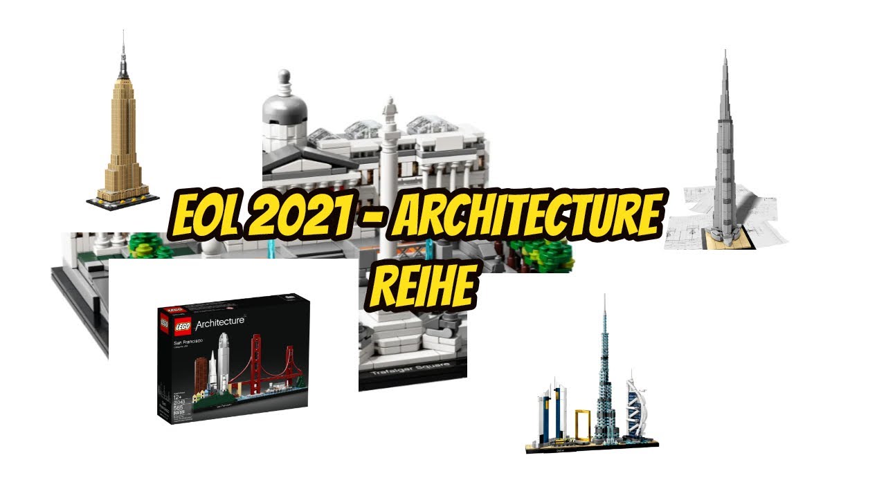 End of Life Sets 2021 - LEGO® Architecture - YouTube
