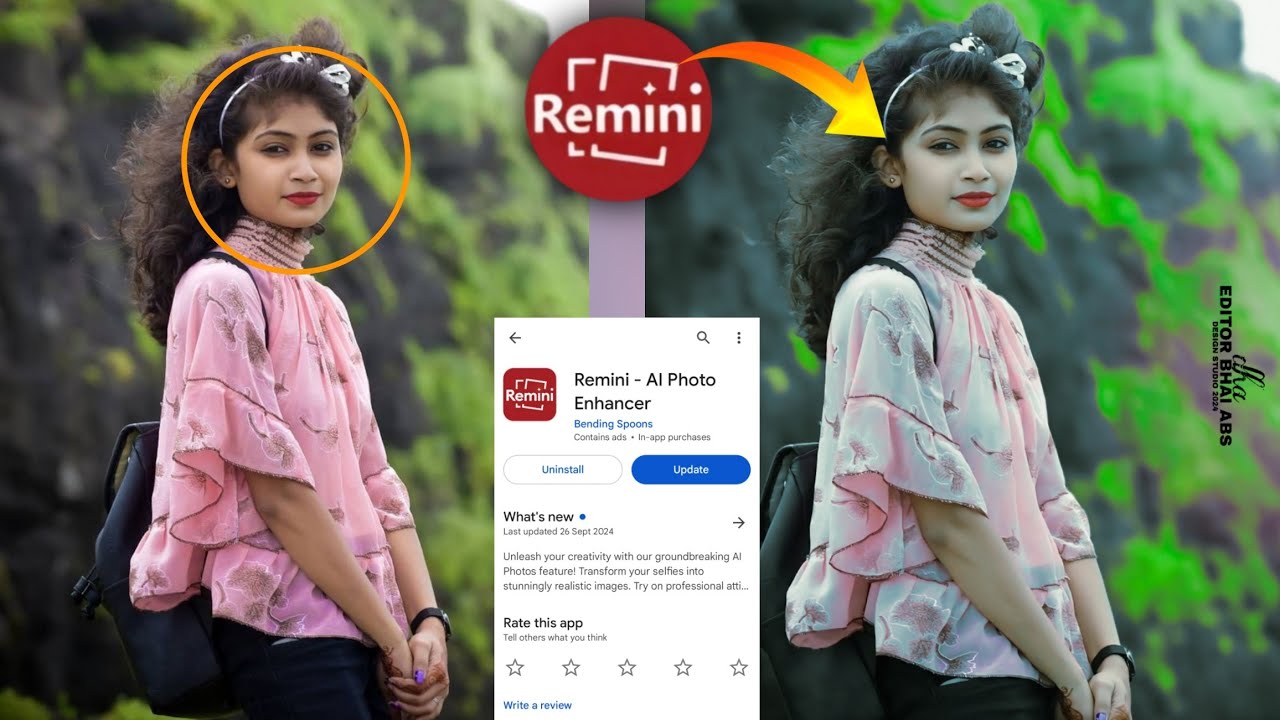 (Remini) Remini App Photo Edit कैसे करे || Remini Se Photo Editing ...