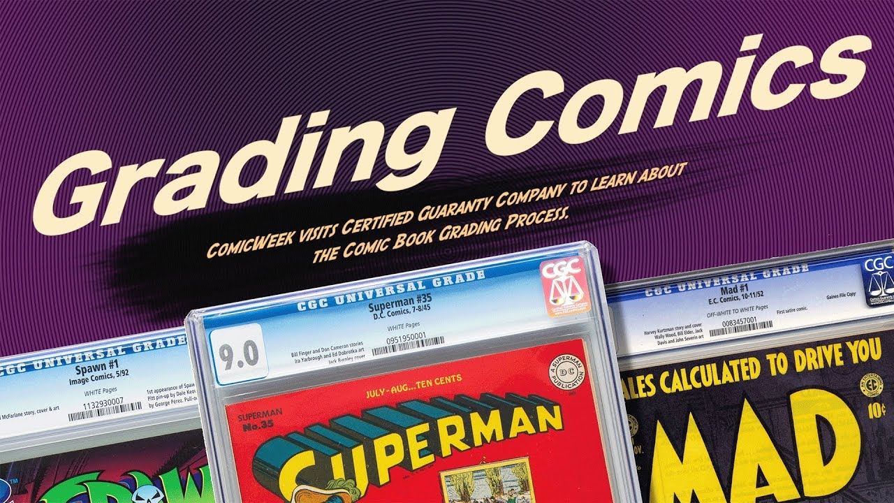 ComicWeek: Grading Comics - We Visit Certified Guaranty Company - YouTube