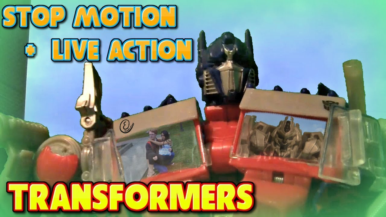Transformers Stop Motion + Live Action REAL LIFE - YouTube