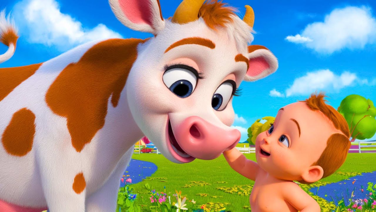 Meuh, Meuh! La Vache Tachetée est si douce! - YouTube