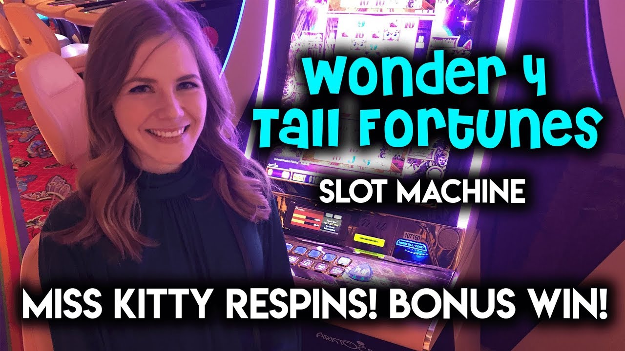 Tall Fortunes Slot Machine! Miss Kitty Re-Spins and Buffalo Bonus ...