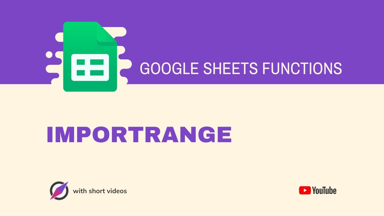 How To Use IMPORTRANGE Function In Google Sheets YouTube How To Use IMPORTRANGE Function In Google Sheets YouTube