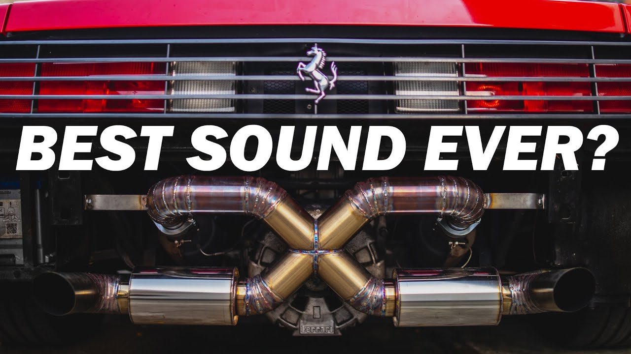 How I built the MOST BEAUTIFUL Ferrari 348 exhaust - YouTube