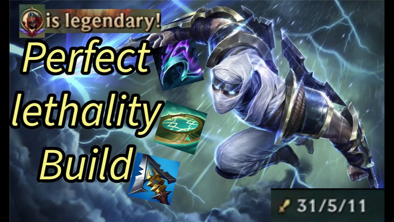 Zed mid Perfect lethality build hyper carry league of legends gameplay ...