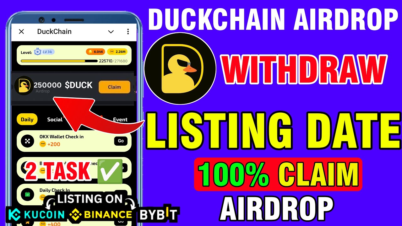 Duckchain Airdrop Claim Airdrop | Duckchain Claim Airdrop And Withdraw ...