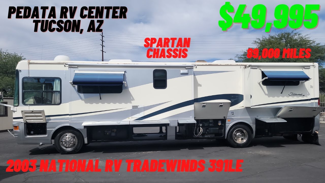 2003 National RV Tradewinds 391LE Video Walkthrough! 330hp CAT, 2 ...