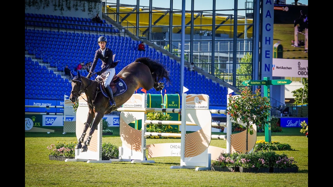 Tom Wachman & Obora's Laura - CSIU25 Aachen Grand Prix - Third Place ...