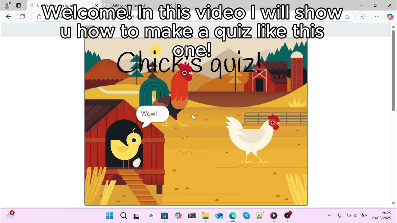 How to make a quiz in Scratch! - YouTube