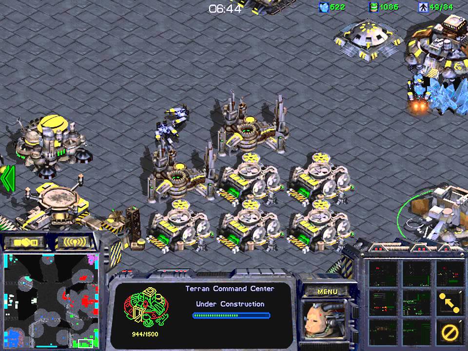 스타크래프트 빨무 팀플 3:3 패스트 베슬로 초반에 일꾼 냠냠해주기;;; (StarCraft BW Fastest Map 3vs3 ...