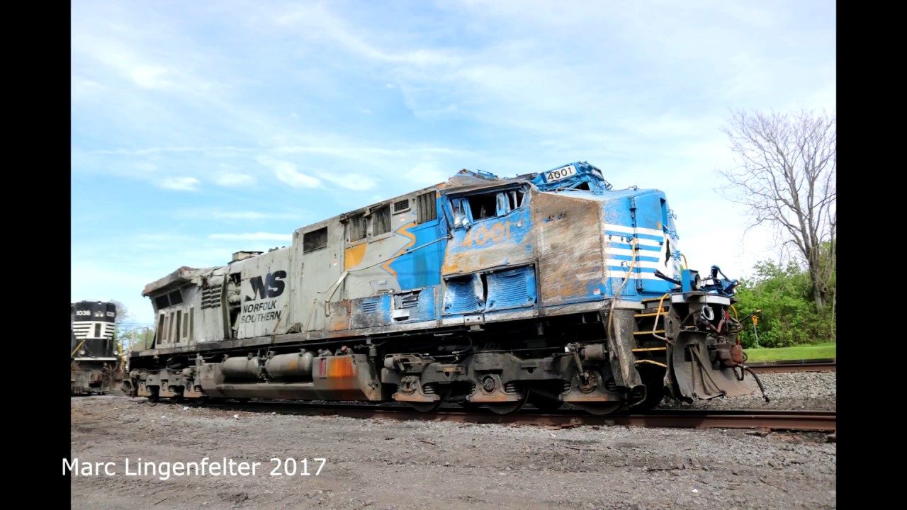 Photos of the Wrecked NS 4001 - YouTube