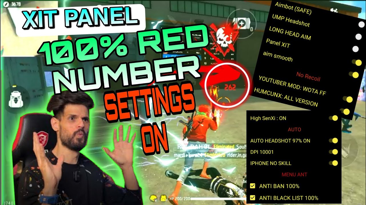 free fire red head shots on#ob14update#yellow colourchangeheadshot#ff ...