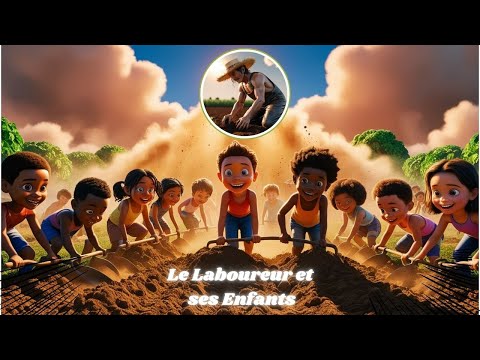 Fable de la fontaine: Le Laboureur et ses Enfants : Le Trésor du Travail
