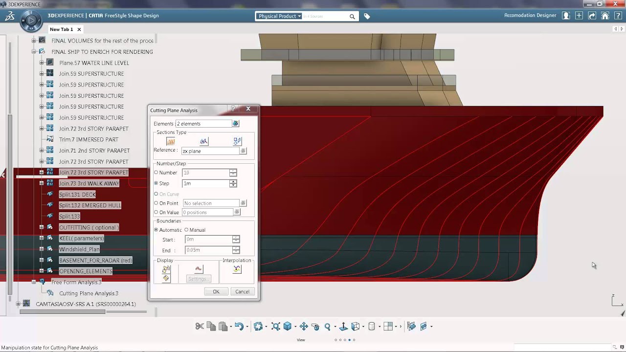 3DEXPERIENCE (CATIA V6) Hull Modifcation Process OSV - YouTube