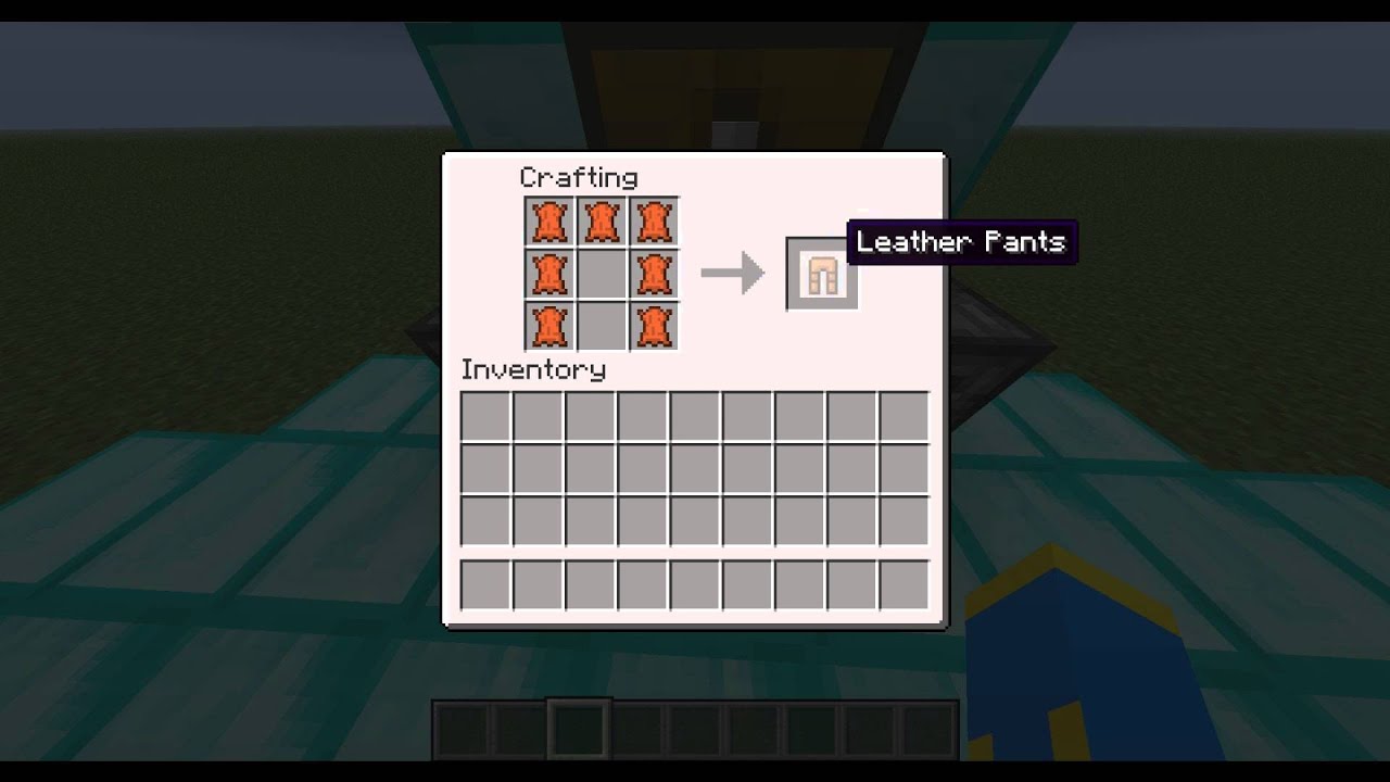 Minecraft Jak zrobić Skórzane Spodnie / Minecraft How to make Leather ...
