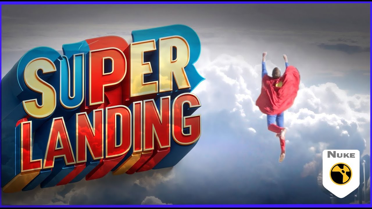 Superman Landing in Nuke - pt 1 - YouTube