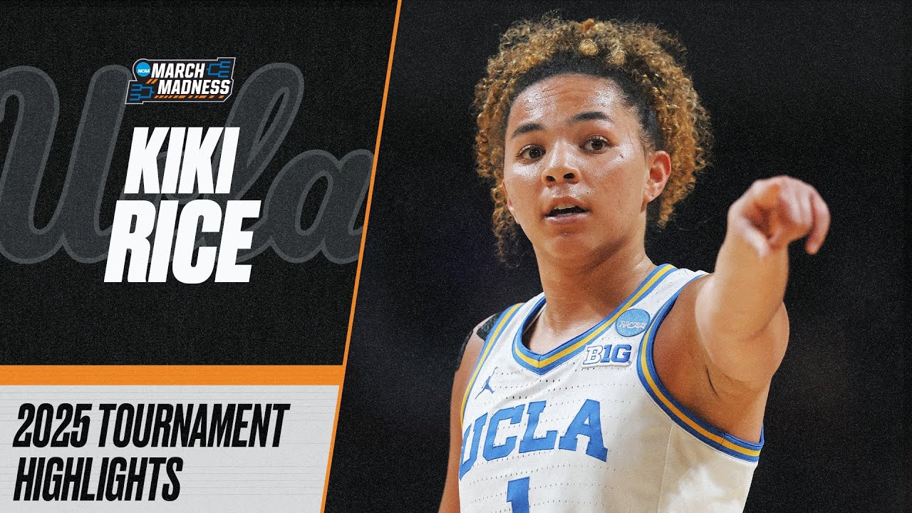 Kiki Rice 2025 NCAA tournament highlights - YouTube
