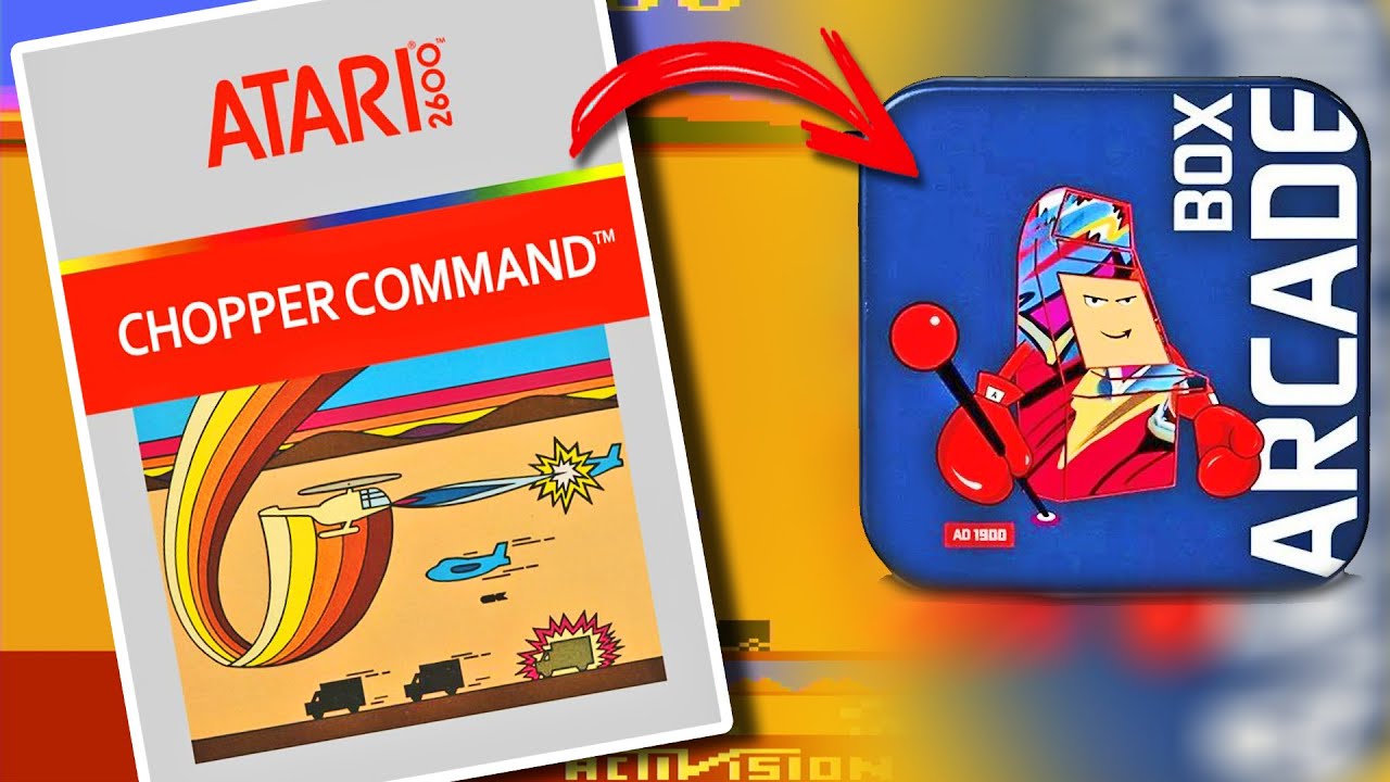 Quem é Call of Duty perto desse jogo, Chopper Command atari no Arcade Box - YouTube