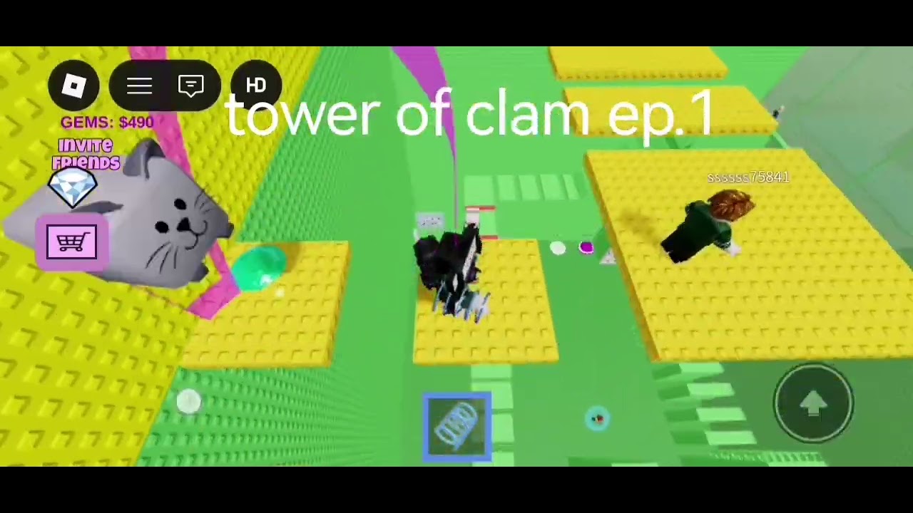 ฝากกด ติดตาม ด้ว ยนะ เดี่ยว มาต่อพรุ่งนี้ roblox tower of clam ep.1 1/3 ...