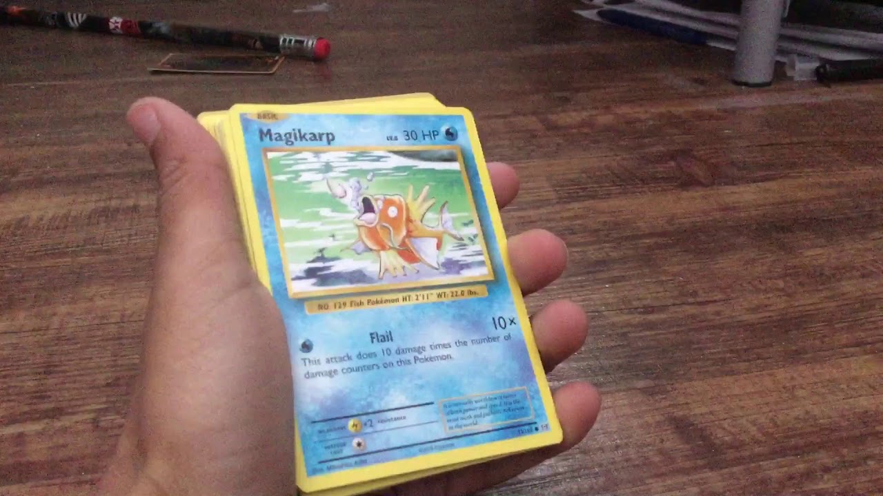 Finishing Pokémon cards - YouTube