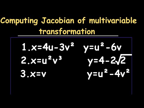 computing Jacobian of multivariable function transformation - YouTube