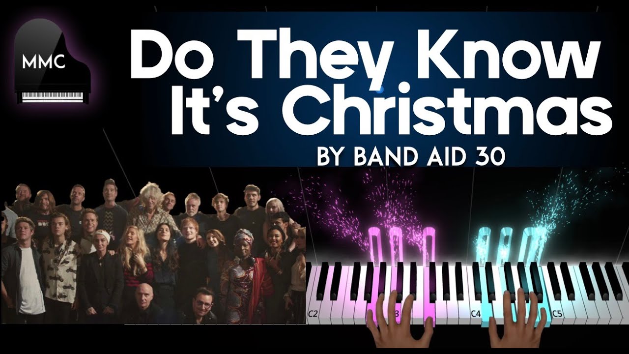 Do They Know It's Christmas by Band Aid 30 piano cover + sheet music ...