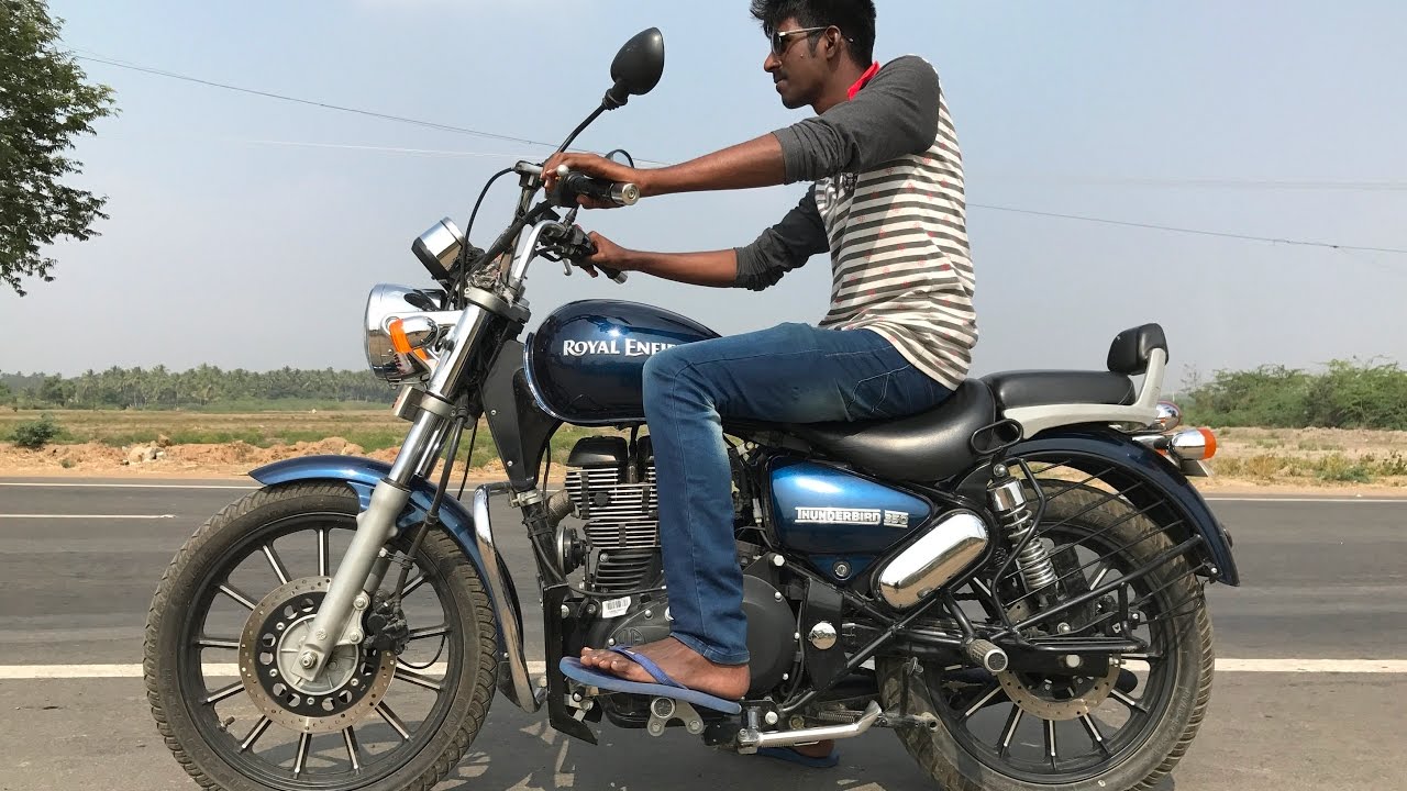 Harley Style Alloy Wheels for Royal Enfield Thunderbird 350 - YouTube