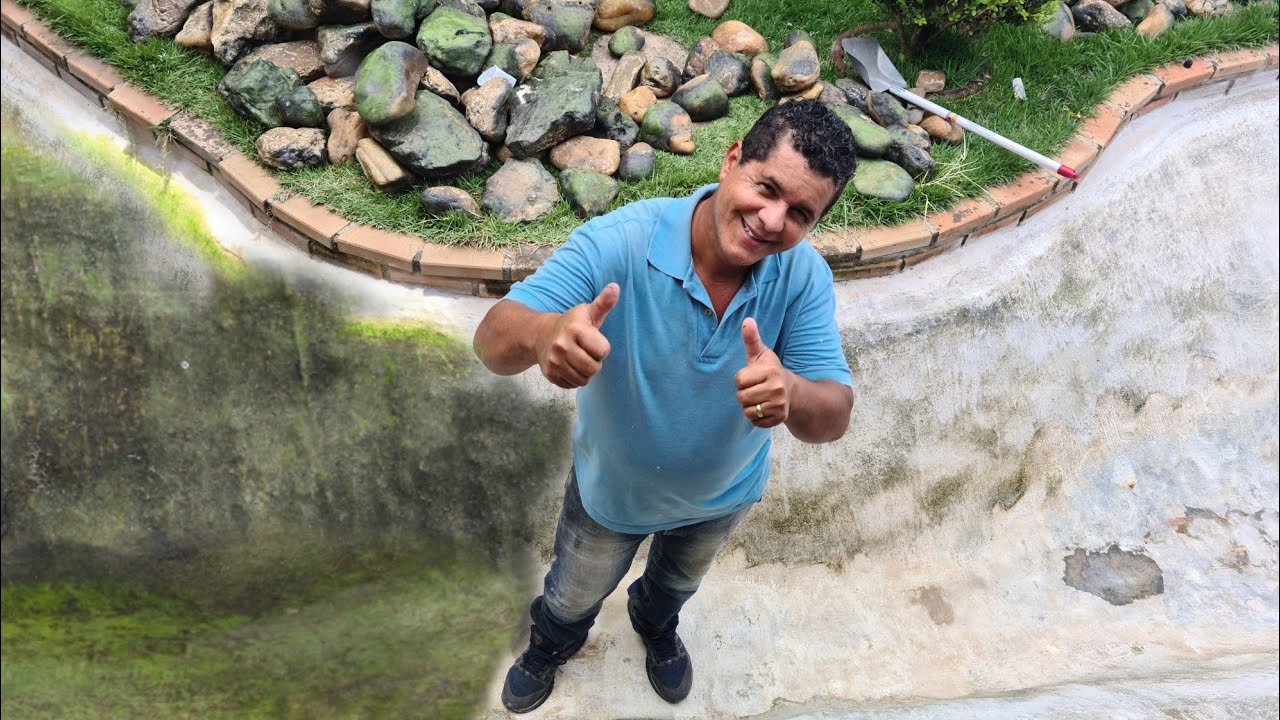 Como eliminar lodo do lago artificial!! - YouTube