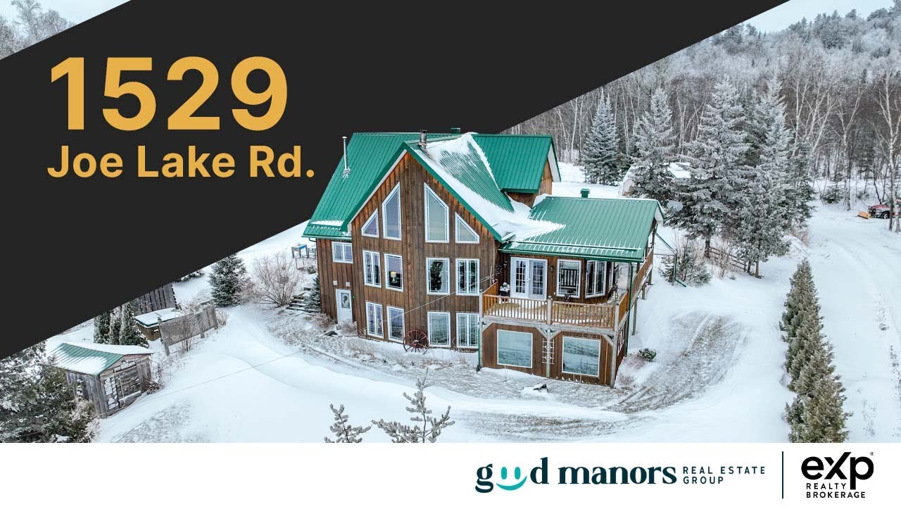 Gorgeous chalet style home on Joe Lake - YouTube