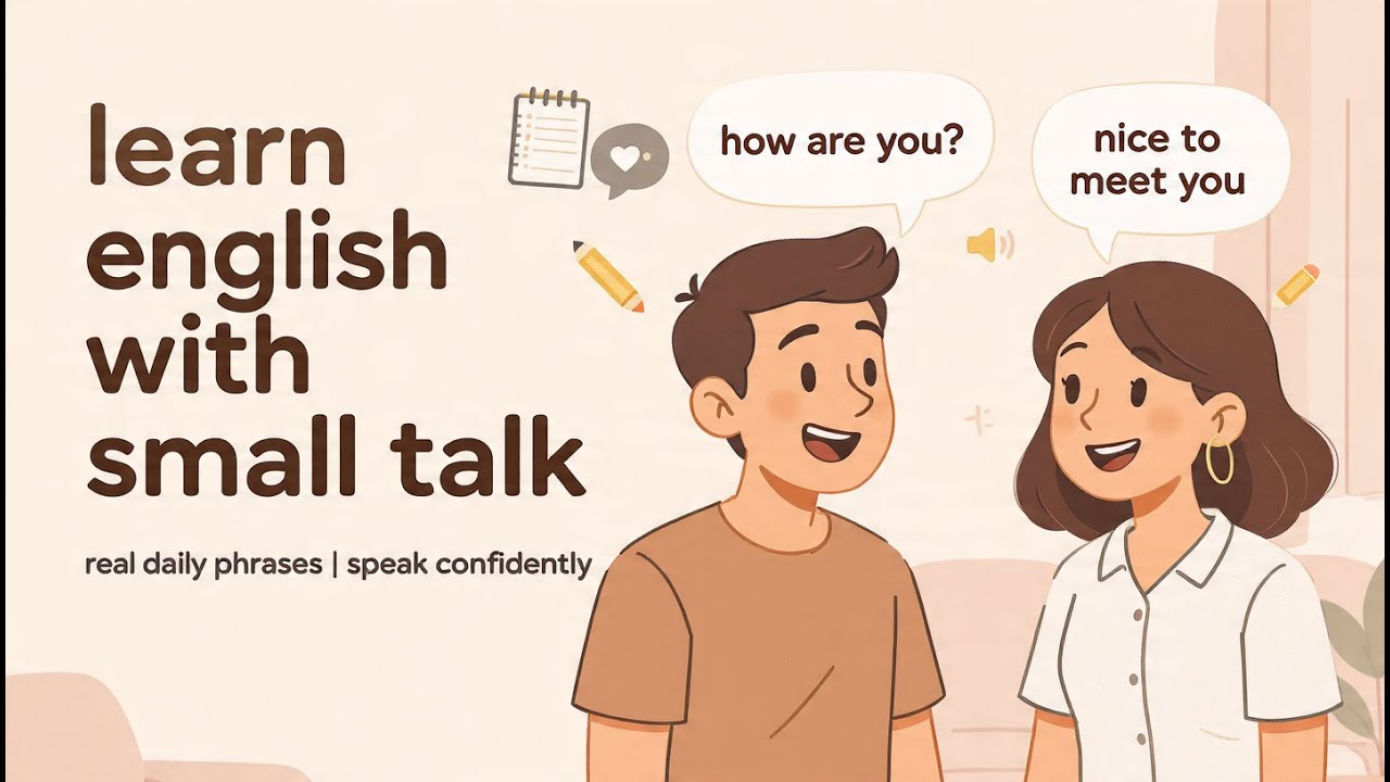Learn English with Small Talk | Real Daily Phrases _ Speak Confidently ...