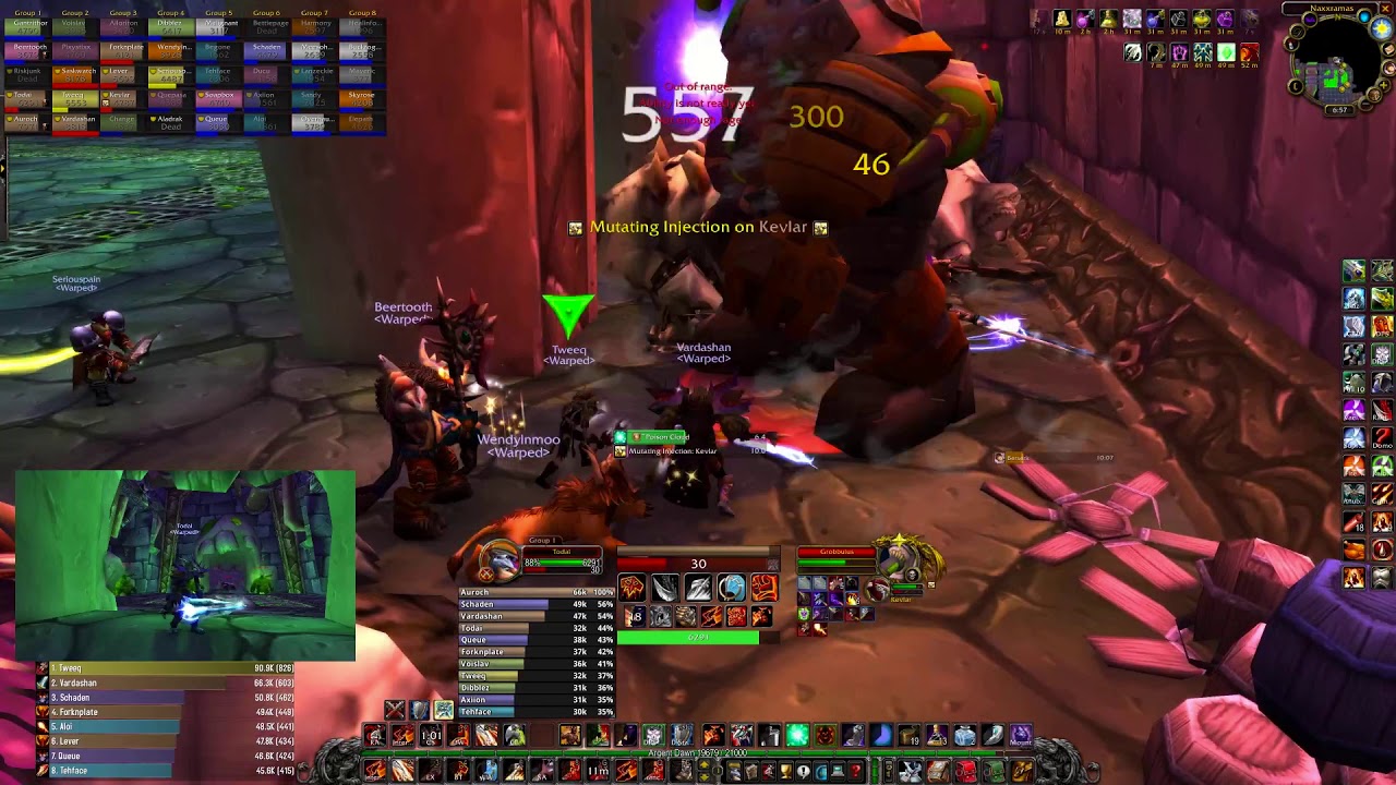 Naxxramas (NAXX40) Grobbulus - Boss Kill - Todai - Warped Myzrael - YouTube