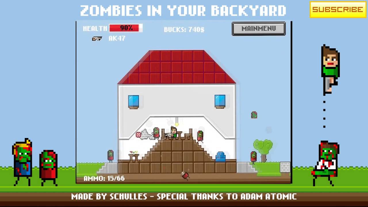 Let's Play: Zombies In Your Backyard [That Zombie Is Exposing Himself ...