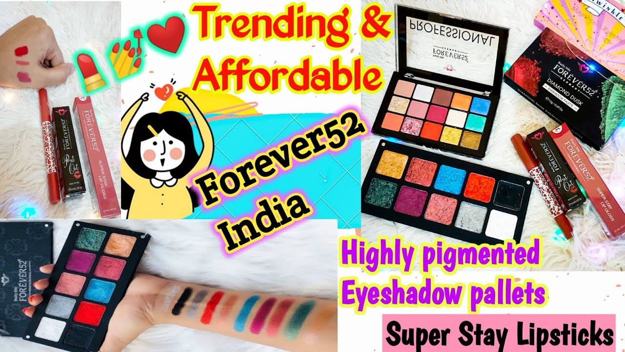 Forever 52 Eyeshadow Pallets Review | Forever52 Products Review ...