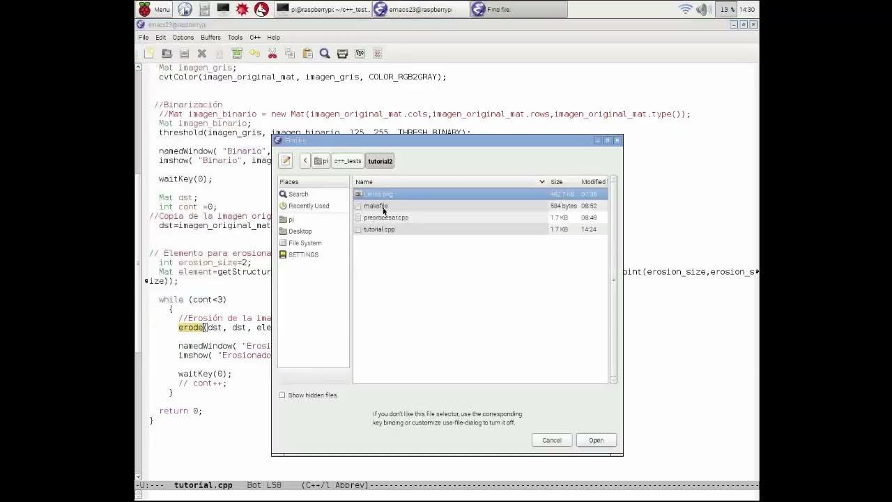 Introducción a OpenCV en RaspberryPi | | UPV - YouTube