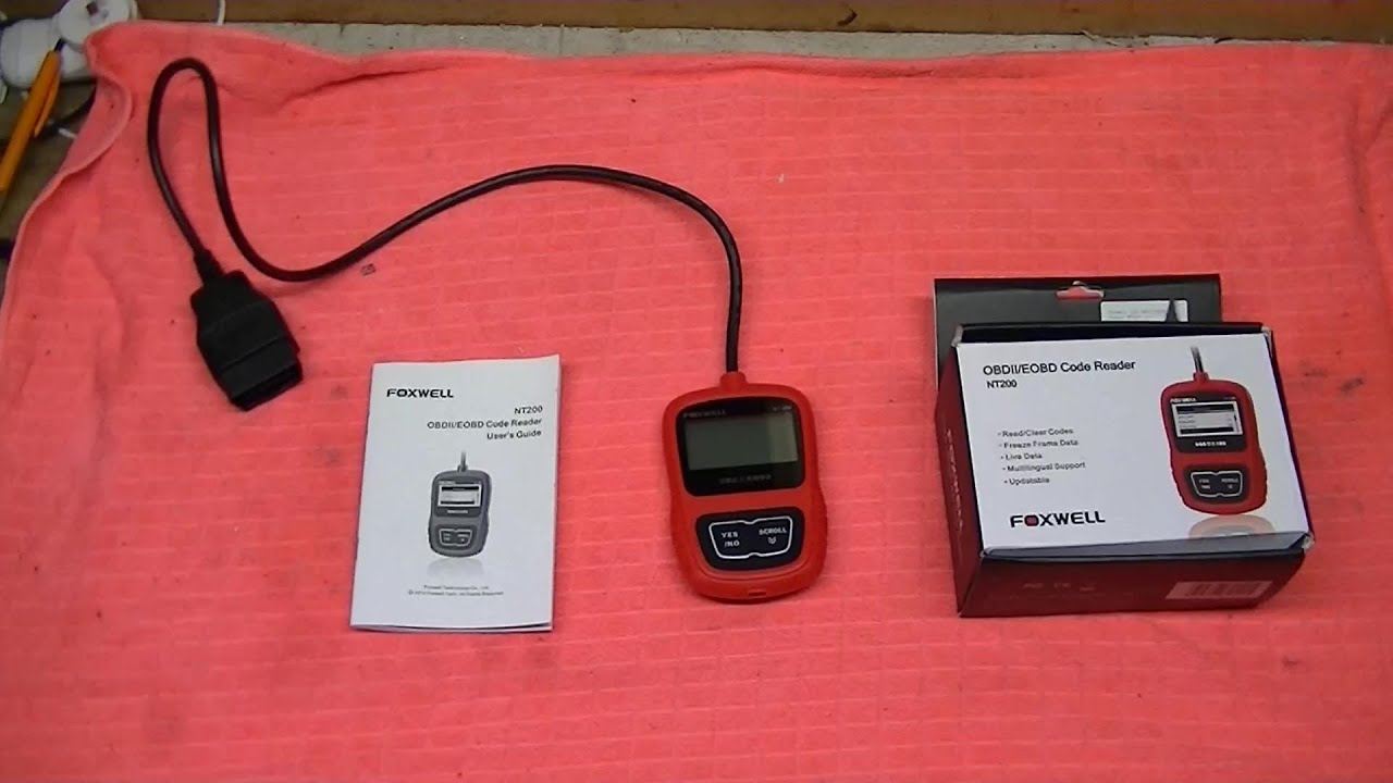 Foxwell NT200 Scantool Quick Look and Demo - YouTube