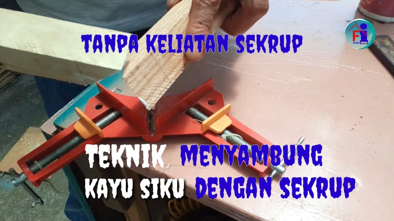 Cara Menyambung Kayu Siku #woodworking - YouTube